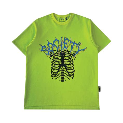 Society Skeleton Tee Neon Shopee Malaysia