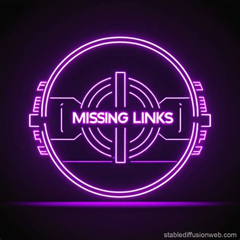 Missing Links Logo Stable Diffusion Online