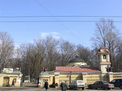 Церковь Николая Чудотворца на Большеохтинском кладбище Красногвардейский район Санкт Петербург