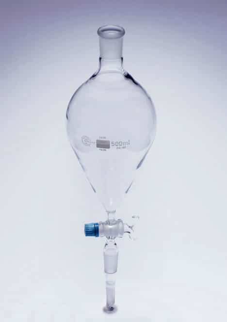 Separating Funnel Pear Shape Glass Stopcock D262 Australian