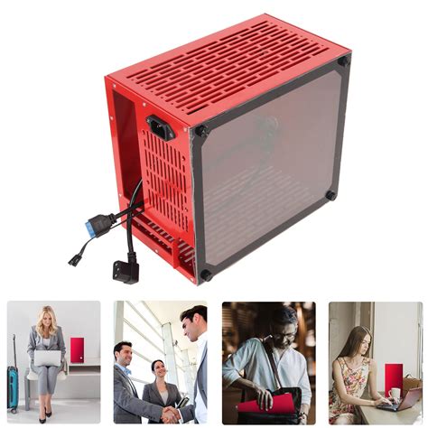 Mini Itx เคส Flex รองรับอลูมิเนียมอัลลอยด์ Ac 100240v มินิคอมพิวเตอร์ เคส สำหรับ Th