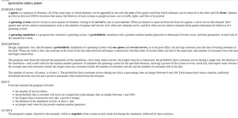Queueing Simulation Introduction A Queue Is A