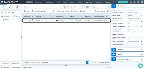 Enrollment Using Suremdm Agent