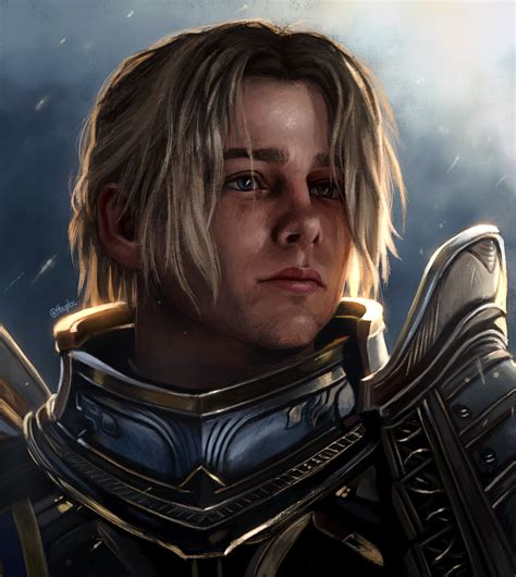Artstation Anduin Wrynn Julie Shuploc Damgaard Character Portraits Warcraft Art Fantasy