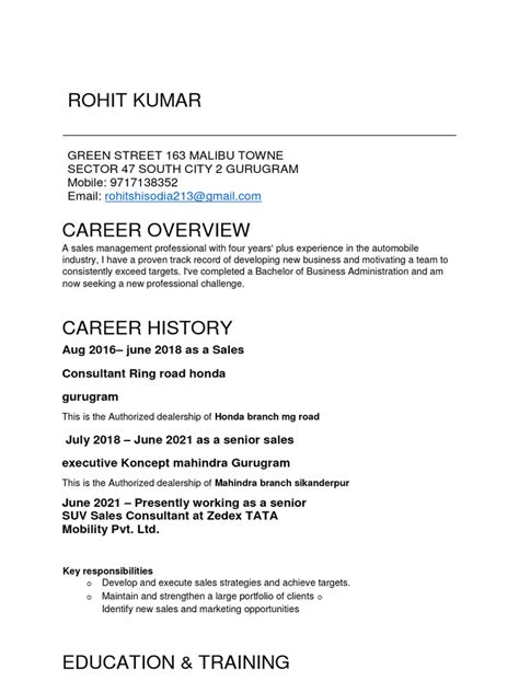 rohit resume pdf pdf