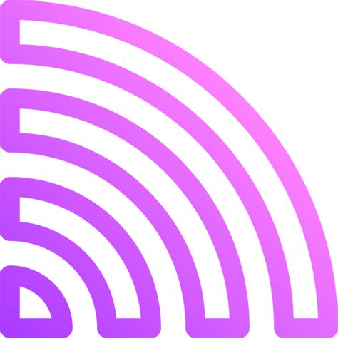 Wifi Basic Gradient Lineal Color Icon