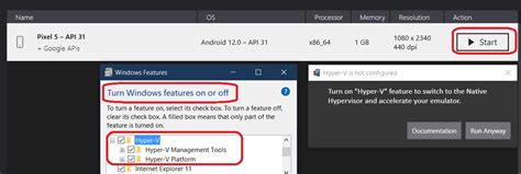 Visual Studio 2022 Xamarin Android SDK Installing Emulator Operation