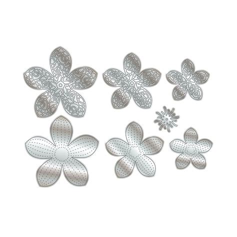 Chloes Creative Cards Metal Die Set Elegant Flower Lou Lous Collection