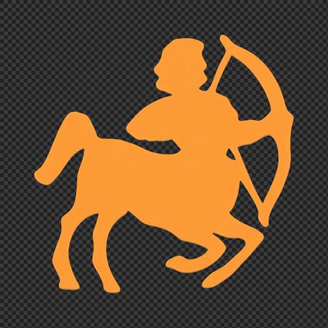 Png Orange Centaur Archer Silhouette Free Png Rawpixel