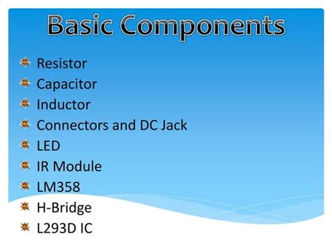 Electronic Components Ppt Pptx Physics Science