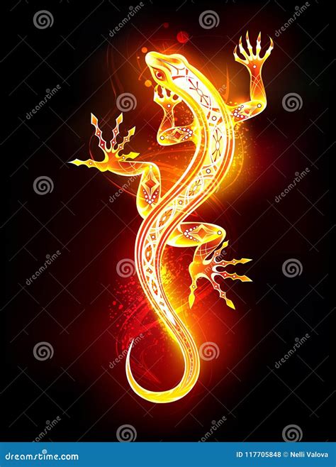 Background With Salamander Spots Cartoon Vector 57911923