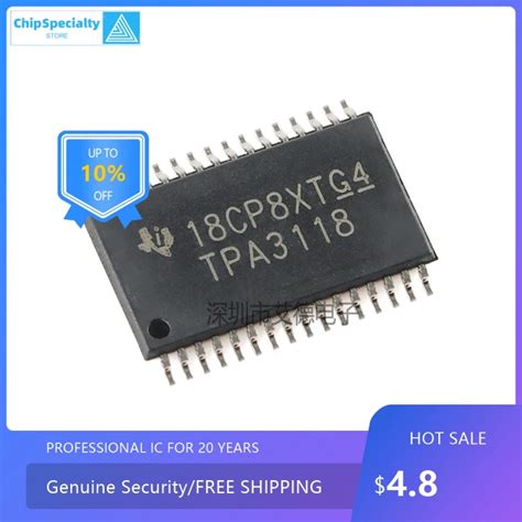Original Genuine Patch TPA3118D2DAPR TPA3118 HTSSOP 32 Audio Amplifier Chip
