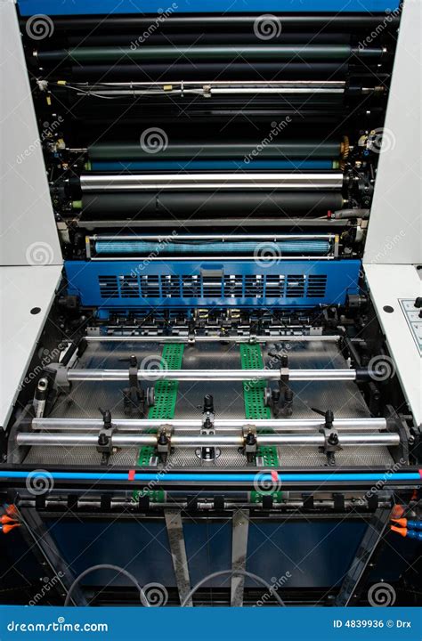 Print Industry Offset Printing Machine Stock Photo Image Of News Concept