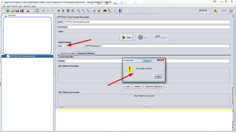Unable To Type Port Number In The Test Script Recorder Issue 4390