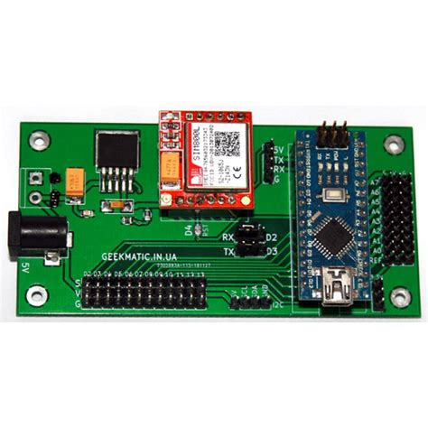 Шилд arduino nano gsm sim800 купить в Украине