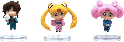 6 Anime Characters Magical Girl Figure Set Bigamart
