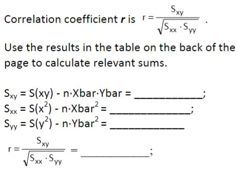 Solved Correlation Coefficient R Is R SxxSyySxy Use The Chegg Com