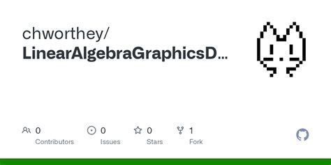 Github Chworthey Linearalgebragraphicsdemonstration