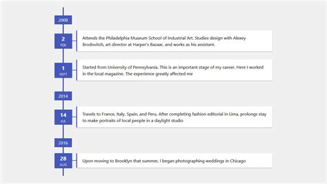 Css Timelines Css Timeline Example Css Mix