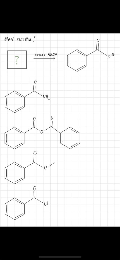 Solved Most Reactive Chegg