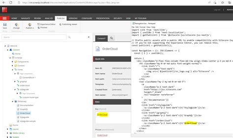 Create A Menu And Setup A Route In Sitecore Jss