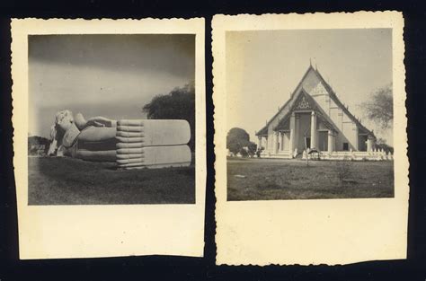 ซื้อขาย ภาพเก่า รูปเก่า ขายแล้ว ภาพถ่ายเก่าขนาดเล็กอยุธยา วิหารพระมงคลบพิตร และ พระพุทธ