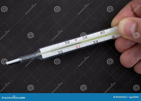 Medical Mercury Thermometer Stock Image Image Of Care Accuracy 85555525
