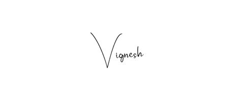 71 Vignesh Name Signature Style Ideas Free Esignature