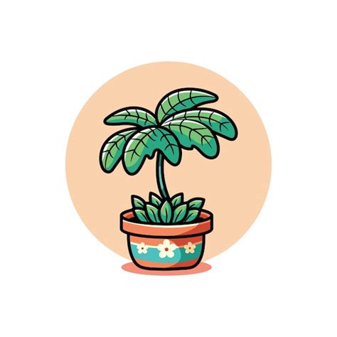 Premium Vector Palm Plant Vector Design Illustration