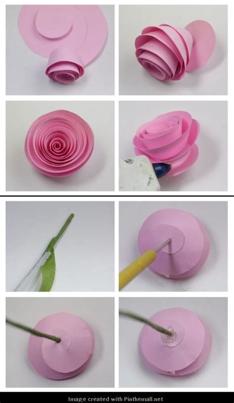 Step By Step Instructions On How To Make Paper Flowers