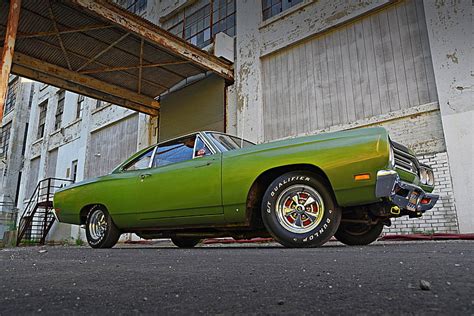 1969 자동차 쿠페 녹색 플리머스 도로 러너 Hd 배경 화면 Wallpaperbetter