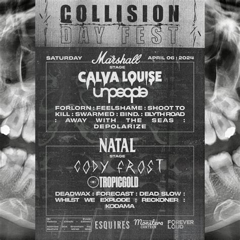 Collision 2024 Alternative Music All Day Festival