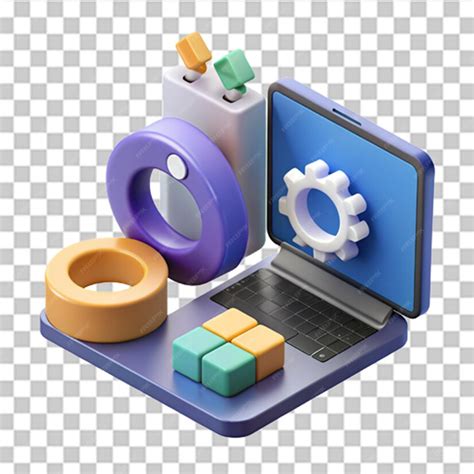 3d Loading Illustration System Software Update And Upgrade Concept Trendy And Modern Vector In