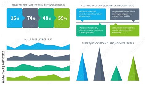 Infographics Business Presentation Flowchart Data Visualization Bars Abstract Scheme