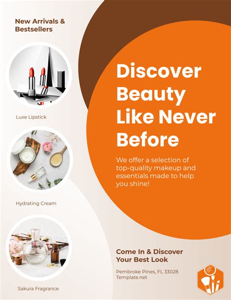 Free Cosmetic Store Flyer Template To Edit Online