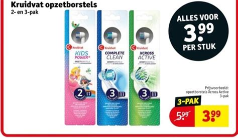 Kruidvat Opzetborstels Aanbieding Bij Kruidvat