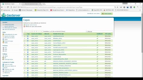 Publicación de Mapas a Geoserver YouTube