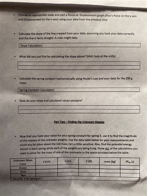 solved choose an appropriate scale and plot a force vs