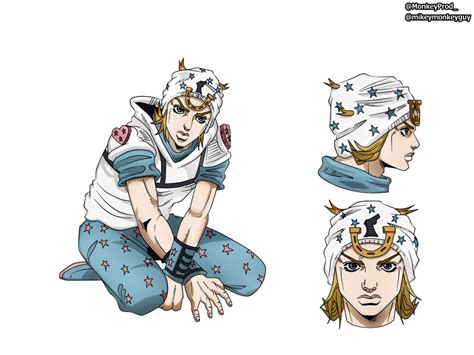 Нарисовать джонни джостара