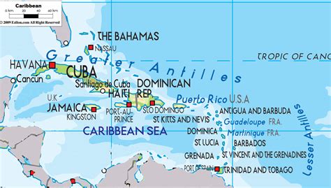 Complete List Of Caribbean Islands