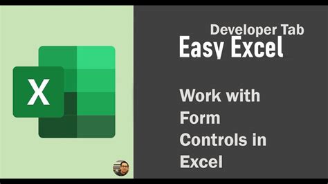 How To Work With Form Controls In Excel Developer Tab Youtube