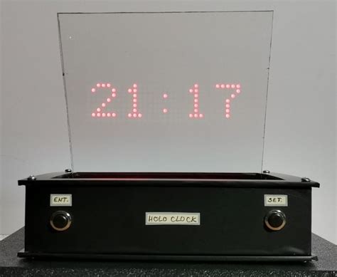 Microchip Makes On Linkedin Diy Arduino Holographic Matrix Clock