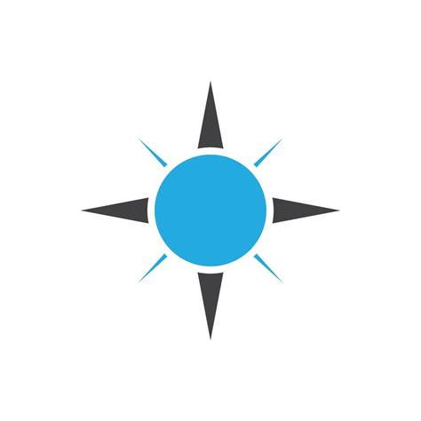 Compass Arrow Logo Vector Tempate Ilustration 21956246 Vector Art At
