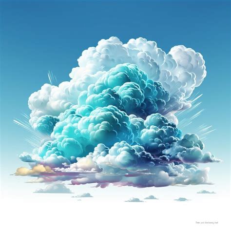 Premium Vector Realistic Vector Cloud Computing Vector On White Background