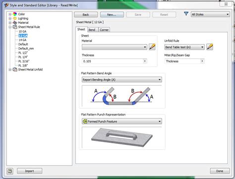sheet metal rule material disappears autodesk community