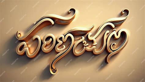 Parinayam Ai Generated Telugu Text Premium Ai Generated Image