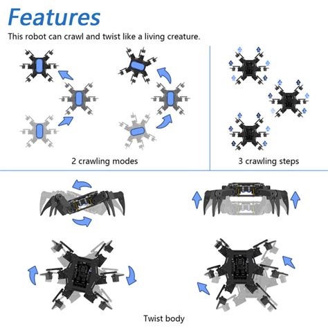Freenove Hexapod Robot Kit Compatible With Arduino Ide
