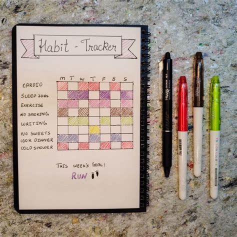 How To Track Your Habits In A Notebook Like A Pro Buy Synthetic