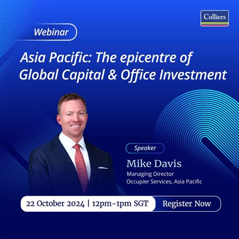 Looking Forward To Participating In An Exclusive Colliers Webinar On