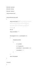 Morse Code Converter C Docx Include Iostream Include Cstring